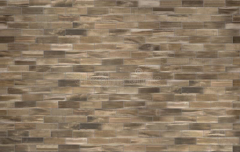 Brick Shaped Brown Wood Tiles Plank, Seamless Texture Stock Photo ...