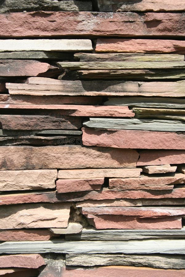 Brick Slab Wall stock photo. Image of pattern, chunks - 1881620