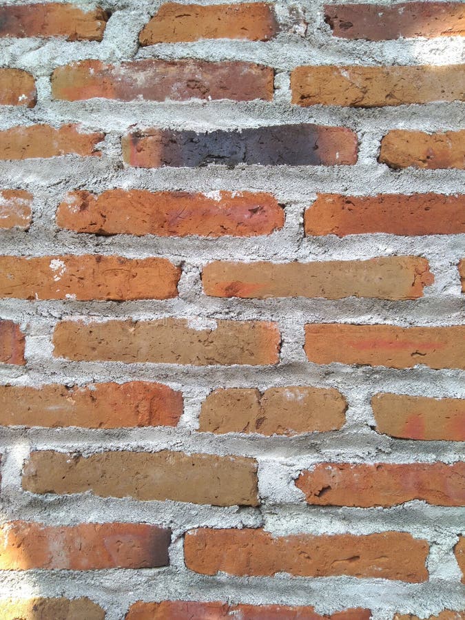 Brick at the Small House on the Morning Stock Photo - Image of house ...