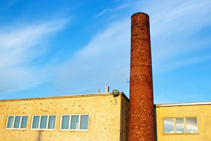 Brick smokestack stock photo. Image of brick, funnel - 26066736