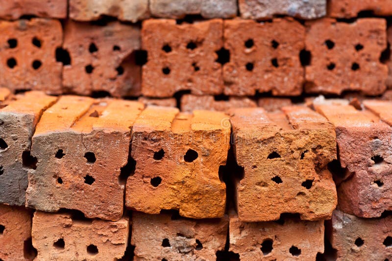 Brick stack stock photo. Image of building, background - 21795390