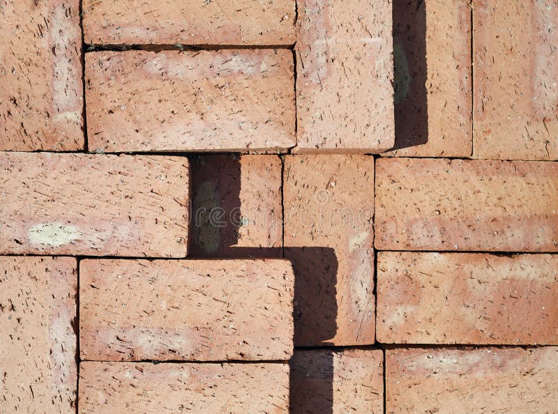 Brick stack background stock image. Image of detail - 125181335