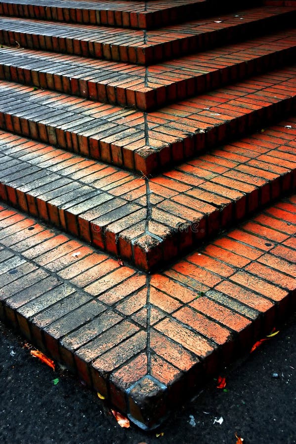 Brick steps stock photo. Image of texture, building, graphic - 1656018