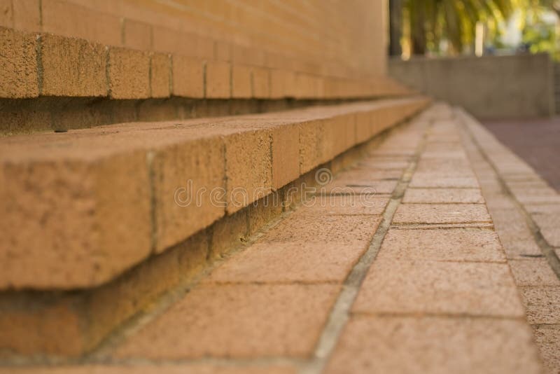 Brick steps stock image. Image of architecture, steps - 31376573