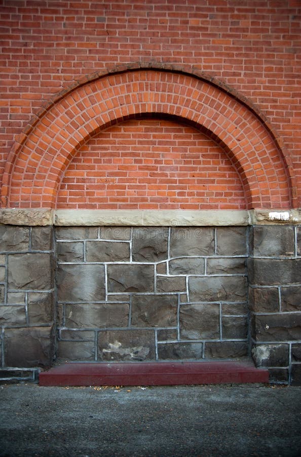 Brick And Stone Building Feature Stock Image - Image of detail, arch ...