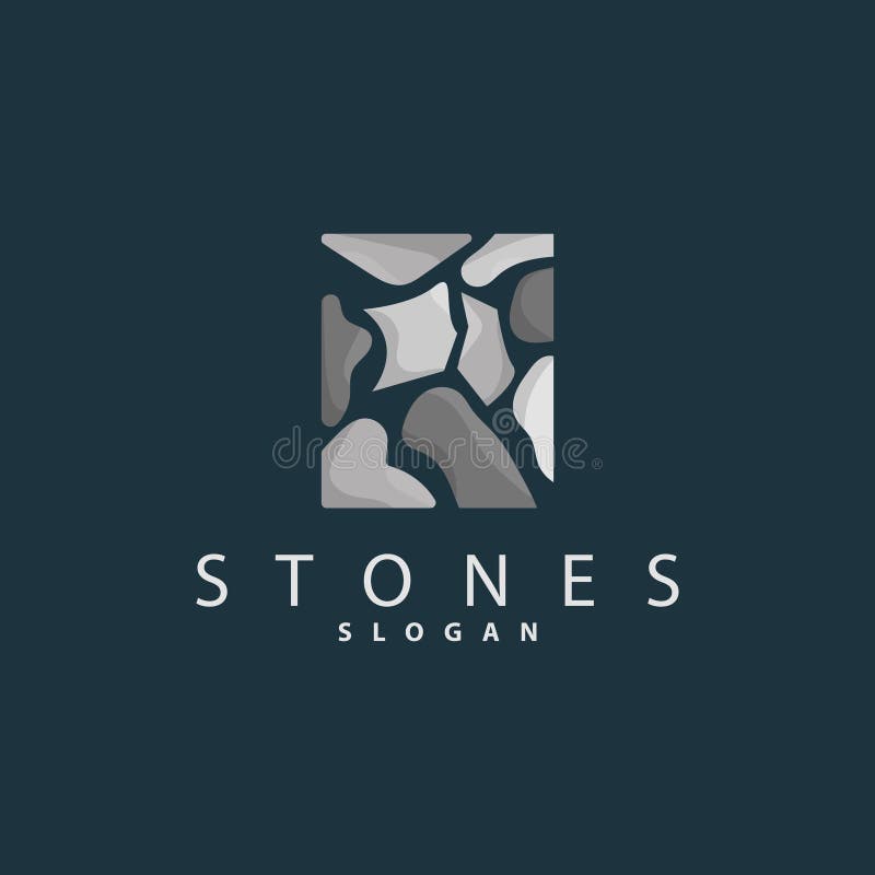 Brick Stone Logo, Premium Elegant Design, Vector Wallpaper Stone House ...