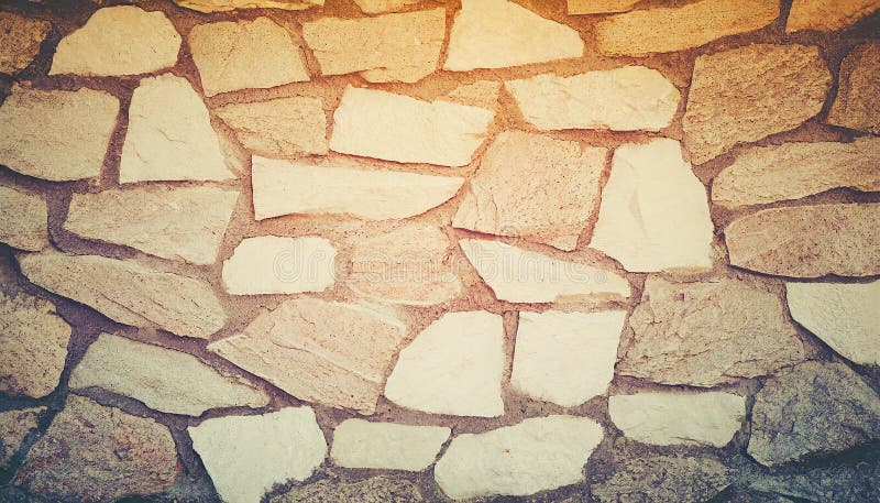 Brick Stone Wall Stack of Medieval Natural Stone Texture Background or ...
