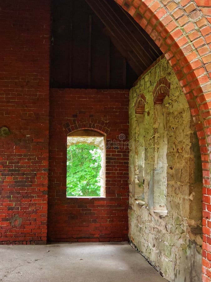 Brick stock photo. Image of inside, brick, metroparks - 126185456