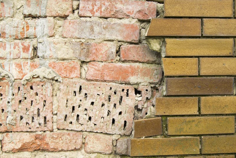 Brick structure stock photo. Image of house, stone, renovation - 39983826