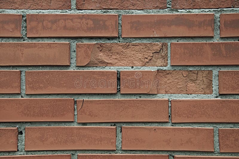Brick. Texture and Background. Damaged Brick. Stock Photo - Image of ...