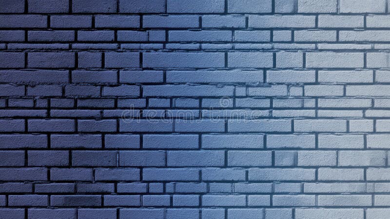 Brick Texture Blending into Blueprint Pattern Creating a Central Fade ...