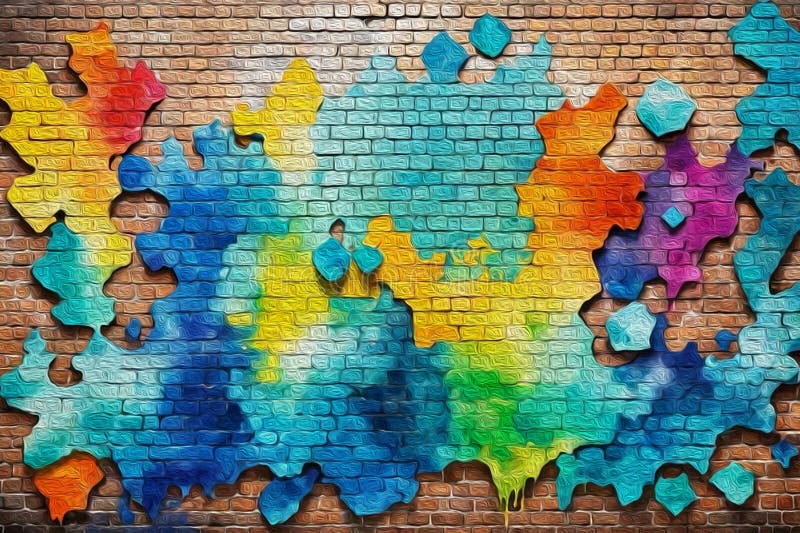 Brick Texture. Pattern for Printing on Wall Decorations, Covers ...