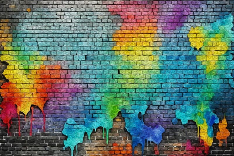 Brick Texture. Pattern for Printing on Wall Decorations, Covers ...