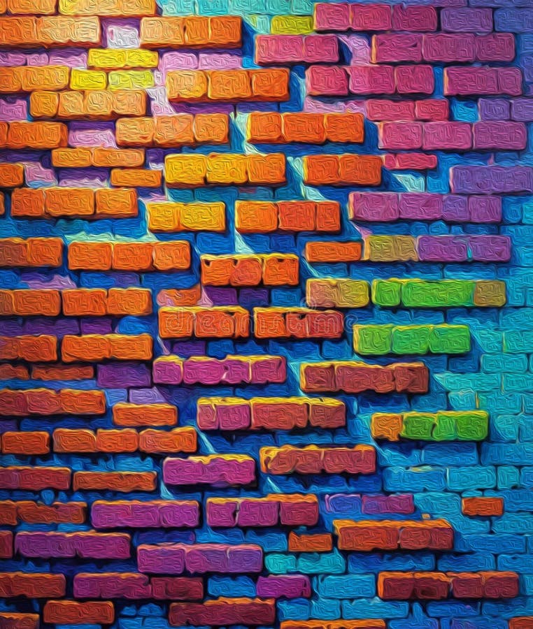 Brick Texture. Pattern for Printing on Wall Decorations, Covers ...