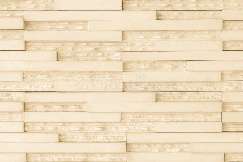 Brick Tile Wall Pattern Texture Background in Yellow Cream Color Stock ...
