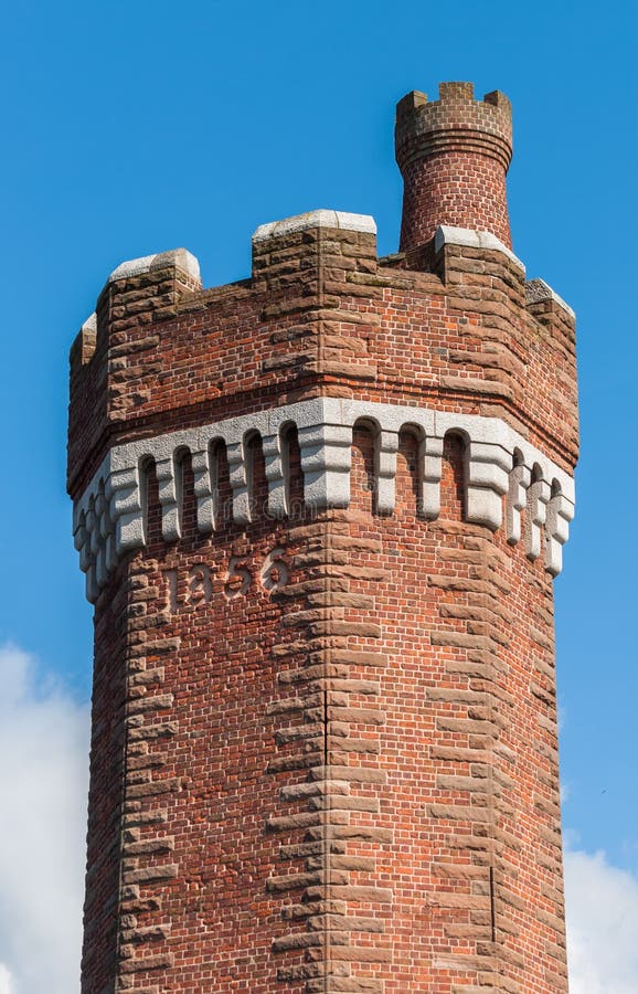 Brick Tower stock image. Image of stone, historic, fortress - 53493565