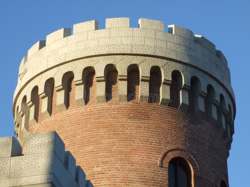 Brick tower stock photo. Image of ruins, middle, romania - 41901150