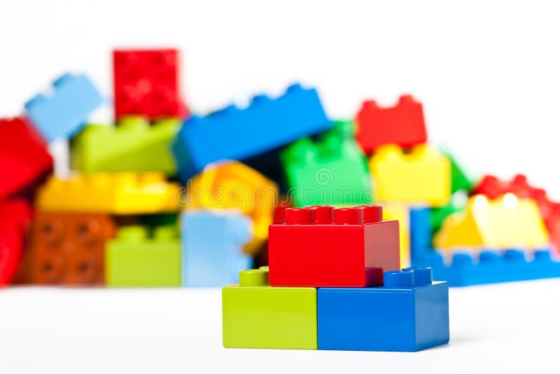 Brick Toys stock photo. Image of build, color, lining - 24660822