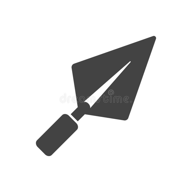 Brick Trowel. Vector Illustration Decorative Design Stock Vector ...