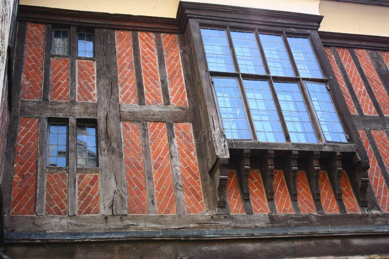 Brick Tudor Timber Frame - Tower of London Stock Image - Image of ...