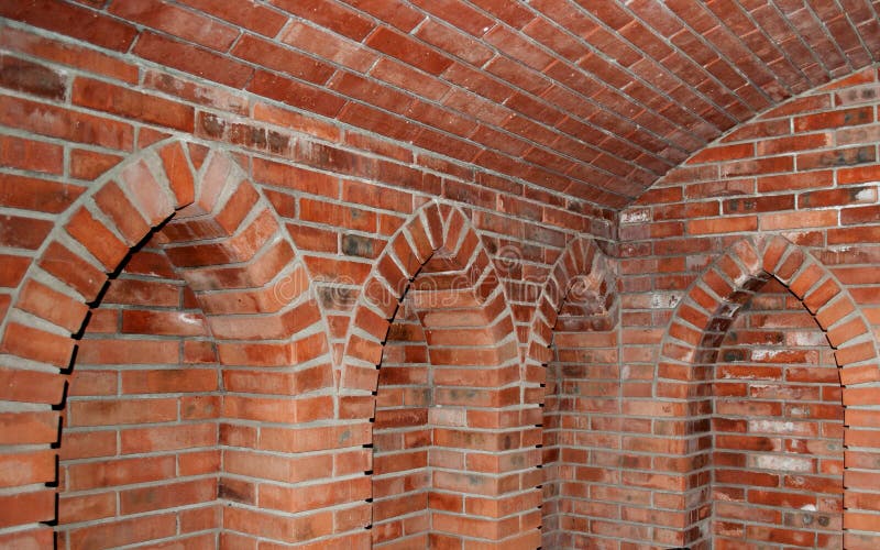 Brick vault stock image. Image of shadow, brick, vault - 19572855