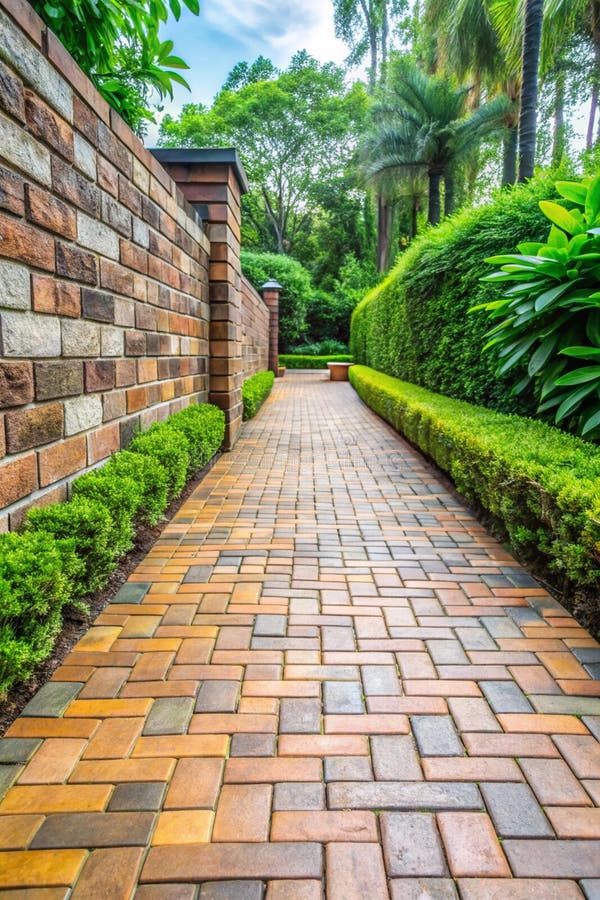 Brick Walkway, Cement Brick Tile Wall, Seamless Brick Wall, Granite ...