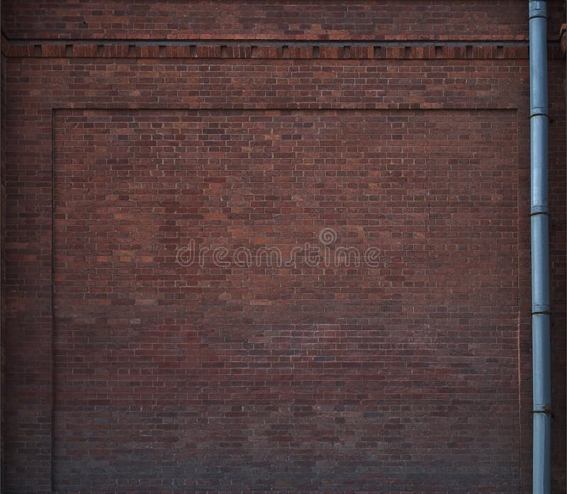 Warehouse with brick wall stock photo. Image of floor - 15147316