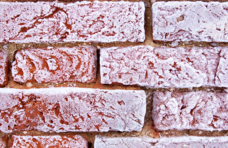 Brick wall stock photo. Image of texture, cover, frost - 29041966