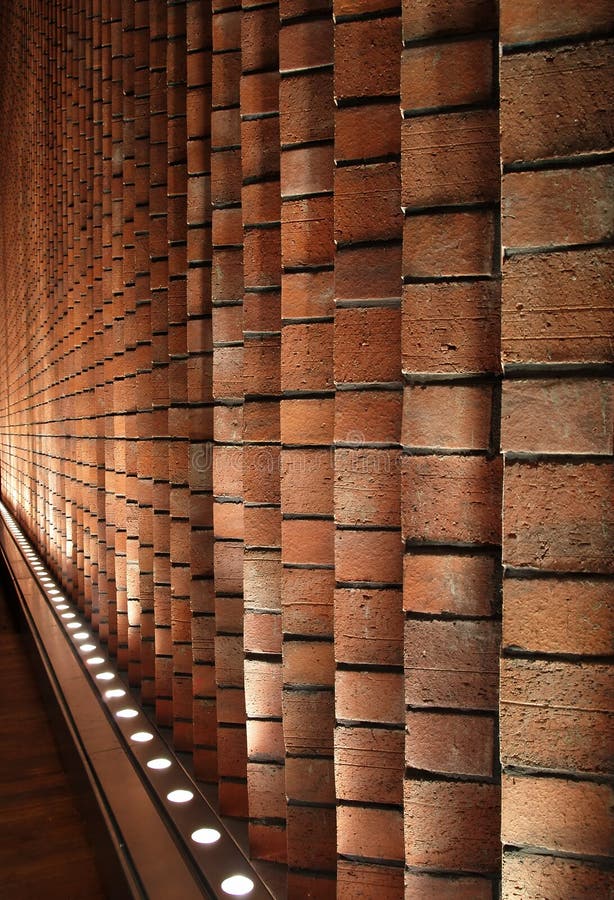 Brick Wall stock image. Image of alternating, perspective - 3253503