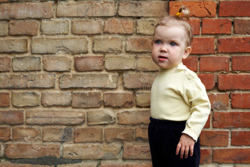 Brick wall stock photo. Image of face, brick, space, person - 5703516