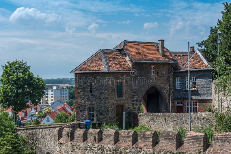 Friedberg Castle, Near Bad Nauheim and Frankfurt, Hesse, Germany Stock ...