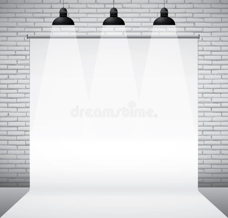 Brick wall backdrop stock vector. Illustration of space - 47999211
