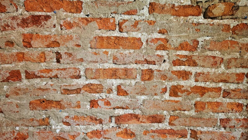 Old Cement and Brick Wall Background for Decoration on Rustic, Old ...