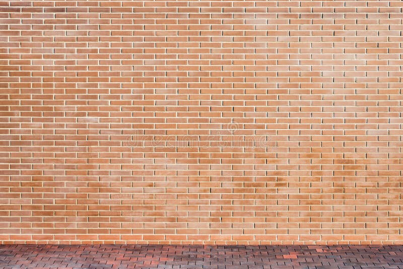 Brick Wall Background Outside of the Building Stock Photo - Image of ...