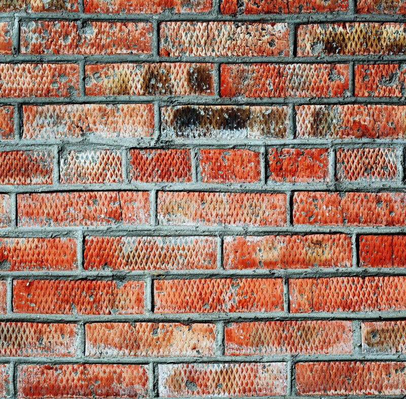 Artistic Library Wall Made of Brick Stock Photo - Image of house ...