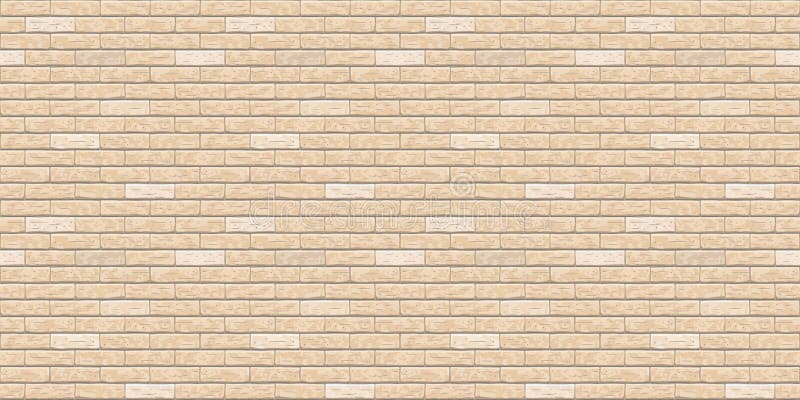 Brick Beige Wall Seamless Pattern Background. Stock Vector ...