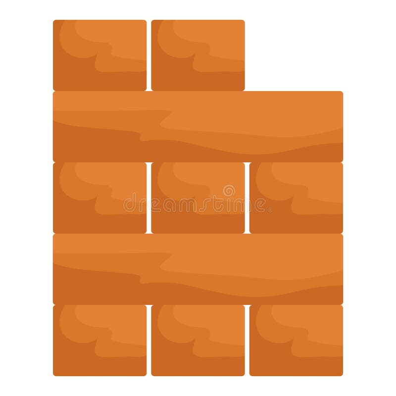 Brick Wall Being Built with Some Missing Bricks Stock Vector ...