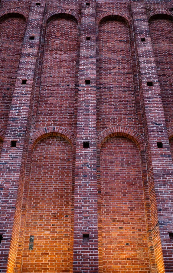 Brick Wall of the Building in the Loft Style Stock Photo - Image of ...