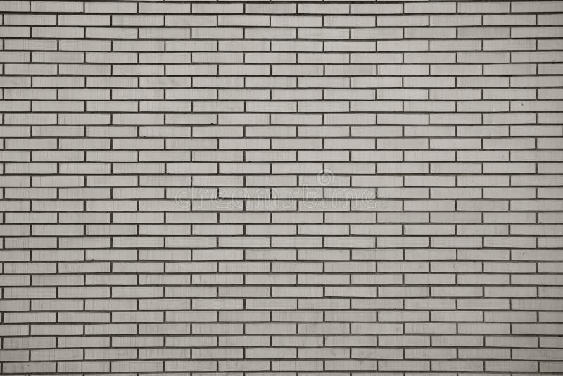 Brick Wall, Built of Flat Bricks Stock Image - Image of disincentive ...