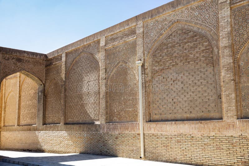 Brick wall, Bukhara stock photo. Image of blocks, masonry - 234401850