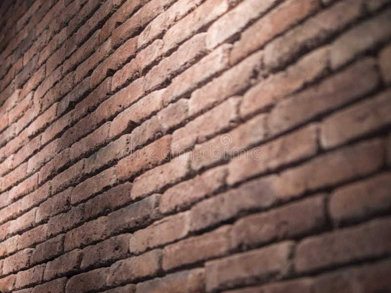 Brick Wall Close Up Angle View Stock Image - Image of angular, building ...