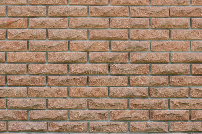 Brick Wall Closeup. Building a Wall with Bricks Stock Photo - Image of ...