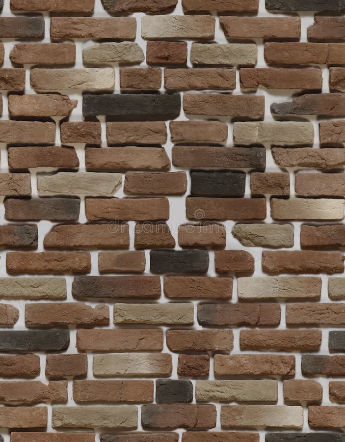 Brick Wall of Colored Bricks Stock Image - Image of wallpaper, block ...