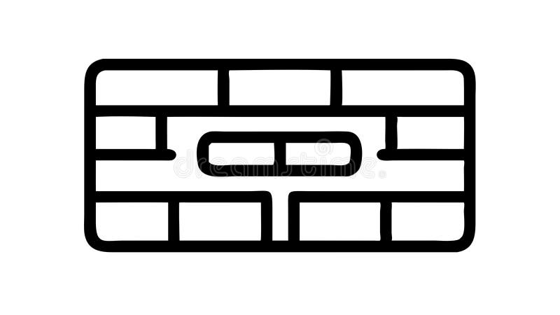 Brick Wall Construction Building Material Vector, Vector Design Generative AI Stock Vector ...