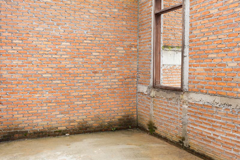 Brick Wall Construction Grunge Texture Stock Image - Image of backdrop ...