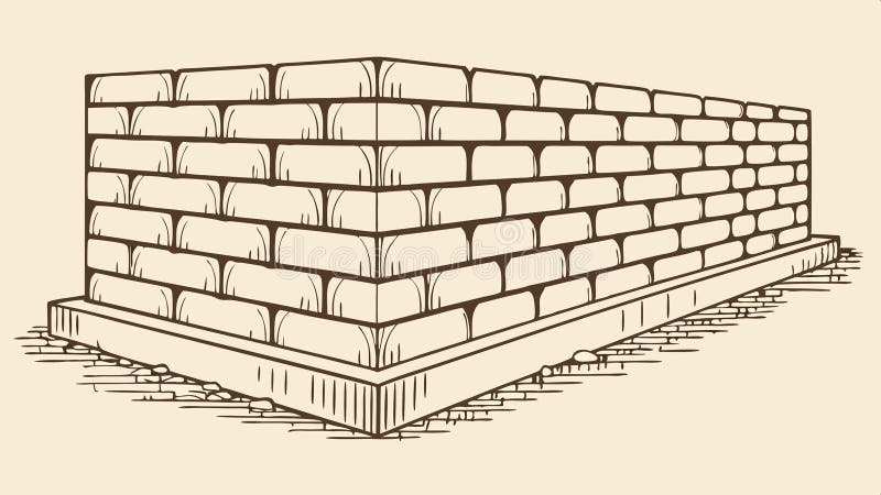 Brick Wall, Construction Material and Texture Design. Vector Design ...