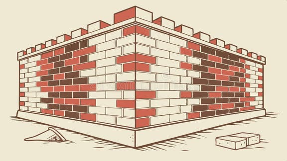 Brick Wall Corner Texture, Architectural Detail and Rustic Background ...