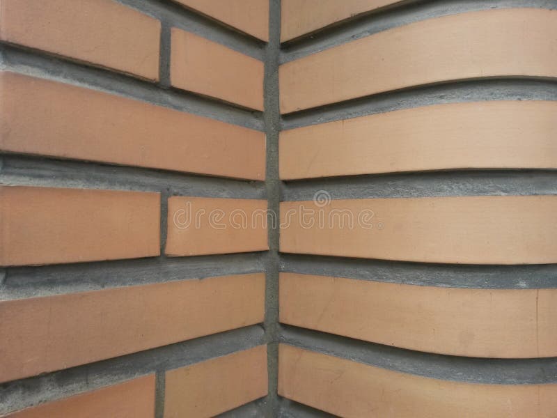 Brick wall corners design stock image. Image of design - 115617385