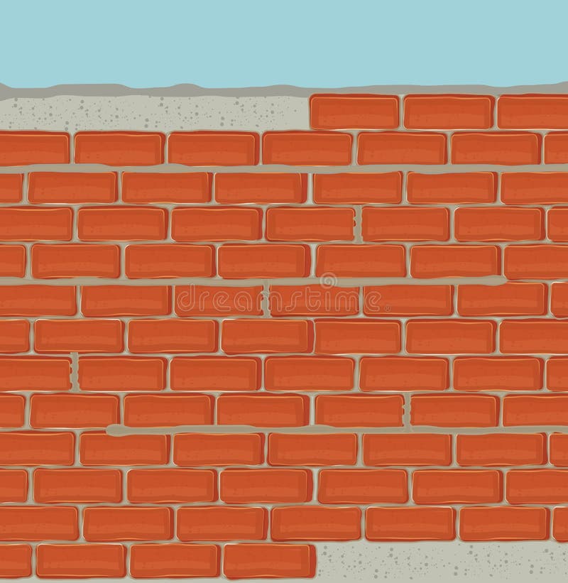 Brick wall design. stock vector. Illustration of surface - 61779030