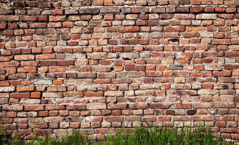 Brick wall, dilapidated stock photo. Image of closeup - 177470592